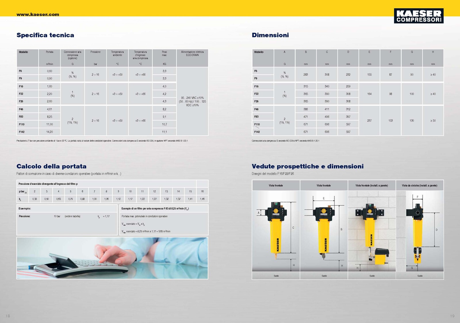 Filtri per aria compressa Kaeser KB-KE-KD-KA - Airservice24 Snc
